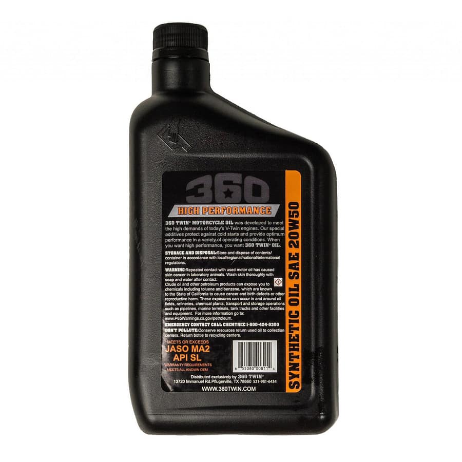 360 Twin™ 20w50 Synthetic Oil > 360 Twin™